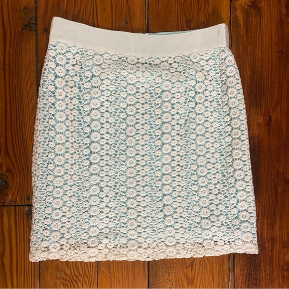 ANTONIO MELANI | Skirts | Antonio Melani Overlay Crochet Pencil Skirt ...